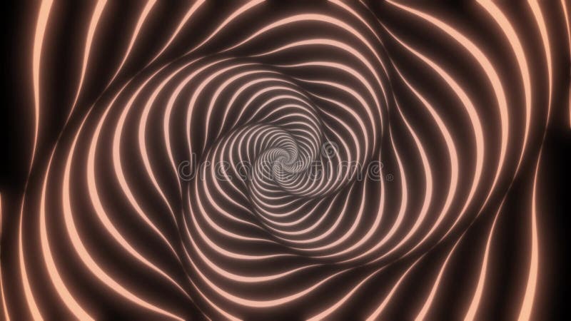 Abstract Background with Endless Hypnotic Spiral. Colourful Hypnosis ...