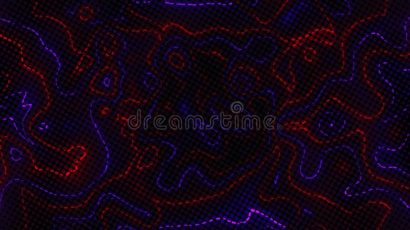 Abstract Background with Energy Effect, Halftone Form, 3d Render Computer Generating Backdrop ...