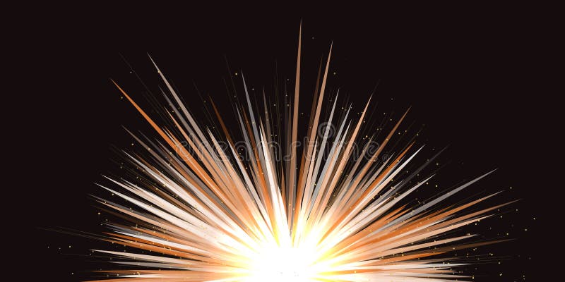 Abstract Background Explosion from Lines and Particles. Radial Explode ...