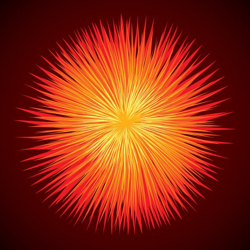 Abstract Background. Explosion. Vector Drawing Stock Vector ...