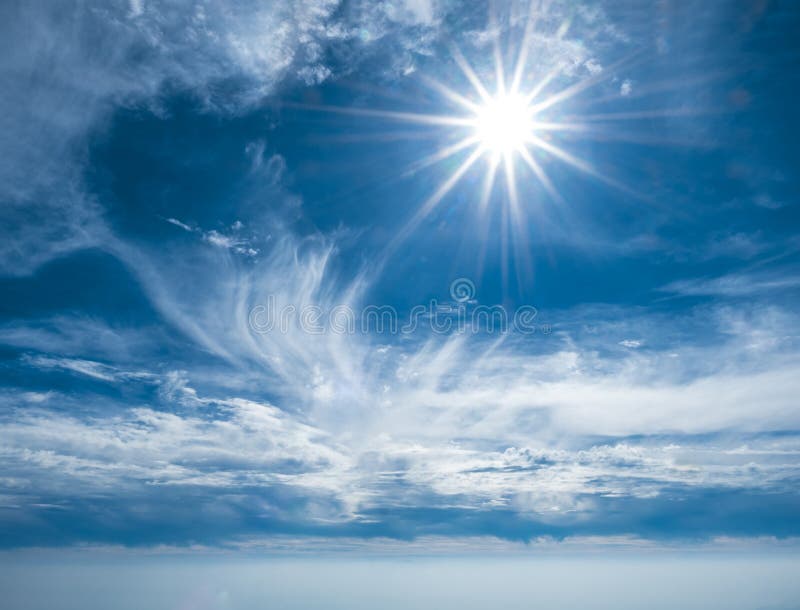 Abstract Background Exterior View Looking Toward To the Cloud Stock ...