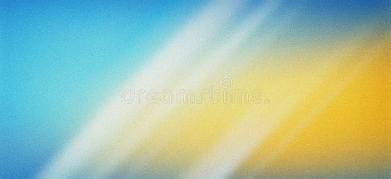Abstract Background Fading from Blue To Yellow with Grainy Texture ...