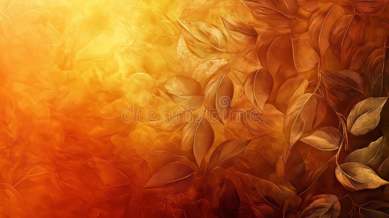 Autumn Inspiration with Swirling Leaves and Warm Earthy Tones Stock ...