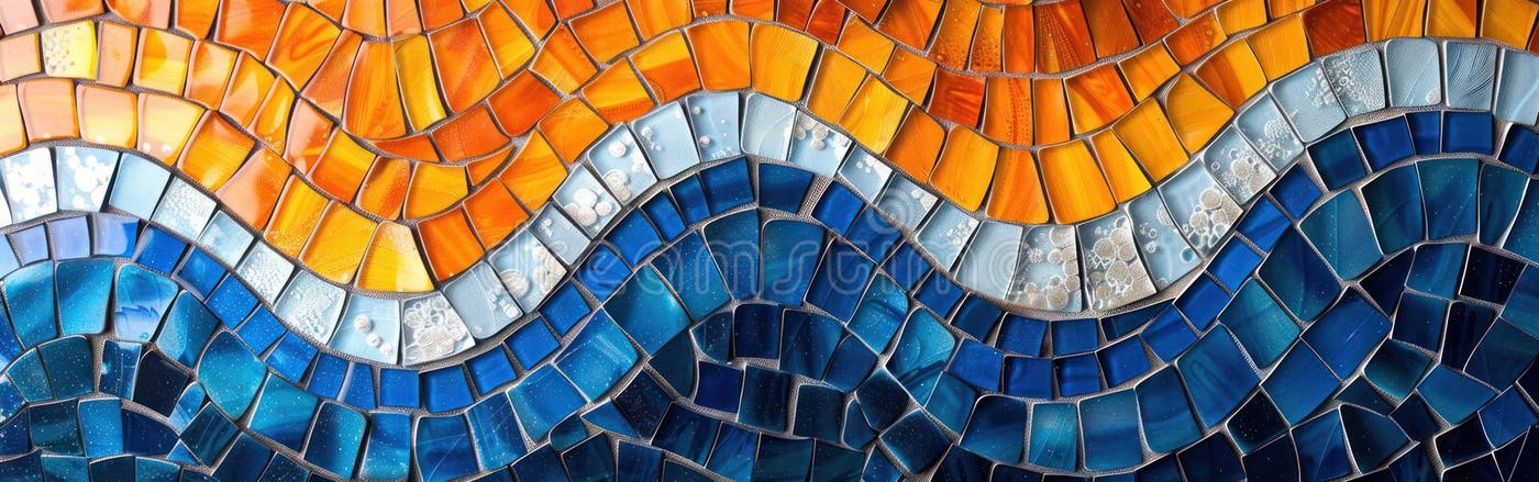 Blue Waves Tile Pattern Background Stock Illustrations – 6,527 Blue ...