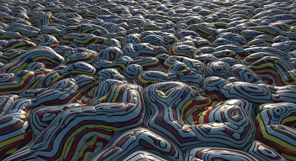 Abstract Striped Topography Stock Illustration - Illustration of geological, sand: 393022546