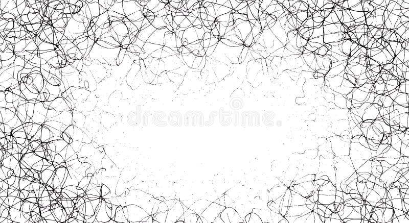 Abstract Scribble Frame stock illustration. Illustration of font ...