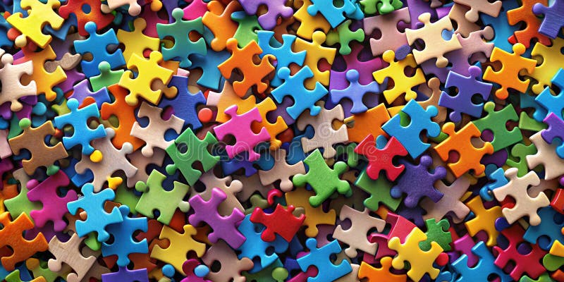 Abstract Visual Puzzle - How is it Done? Stock Vector - Illustration of ...