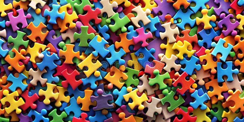 Abstract Visual Puzzle - How is it Done? Stock Vector - Illustration of ...