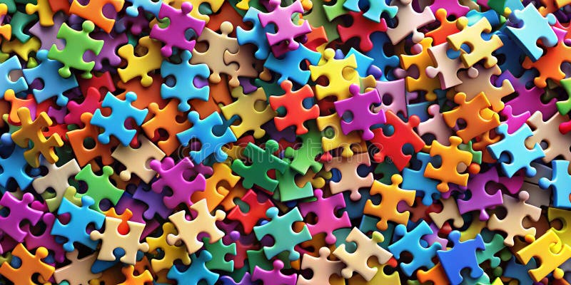 Abstract Visual Puzzle - How is it Done? Stock Vector - Illustration of ...