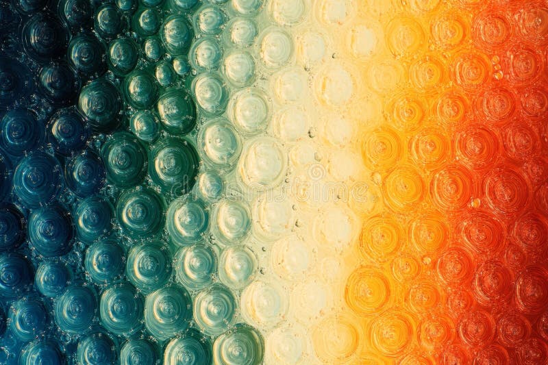 Abstract Background Featuring Colorful Concentric Circles Gradually ...