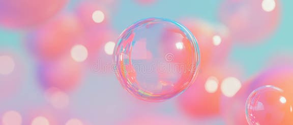 Visualization Of Data Points Using 3d Bubble Charts For Effective Analysis Stock Illustration