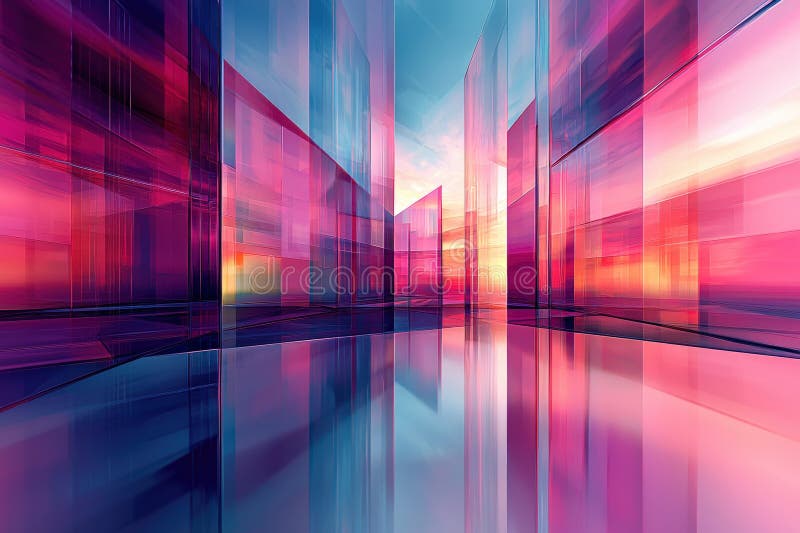 An Abstract Background Featuring Dynamic Angles and Lines, Creating ...