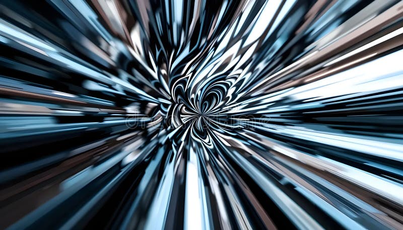 Abstract Background with Dynamic Effects and Optical Illusion of Space ...