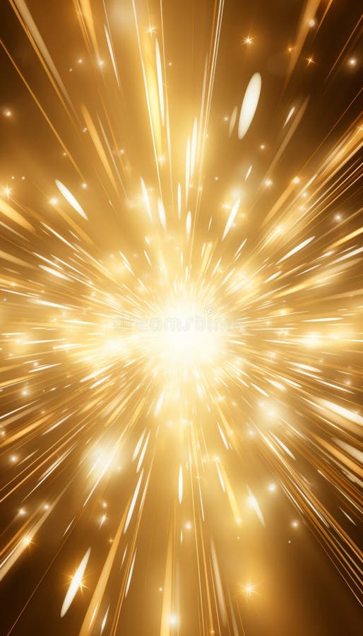 Abstract Background Featuring Golden and Yellow Sun Rays To Represent ...