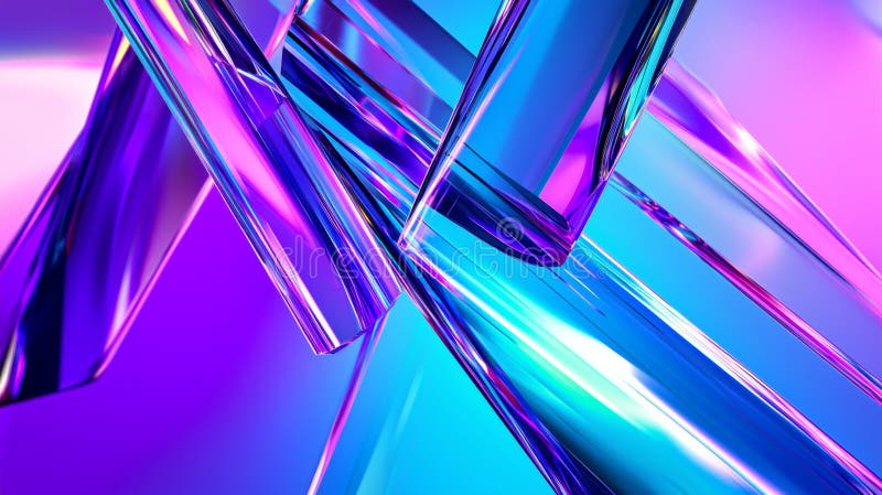 Abstract Background Featuring Intersecting Geometric Shapes with a ...