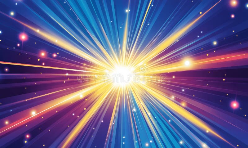 Abstract Background Featuring Line Art Illustration Light Explosion ...