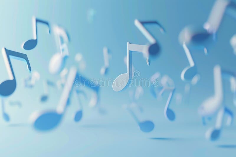 Musical Notes Floating Stock Illustrations – 1,131 Musical Notes ...