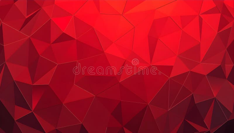Red Geometric Design Abstract Background Stock Illustration ...