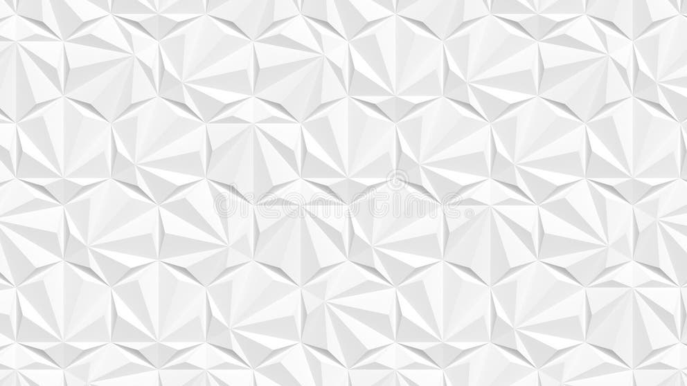 Abstract Background Featuring Repeating White Geometric Low-poly ...