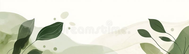 Soft Green Gradient Background with Subtle Leaf Textures Creating an ...