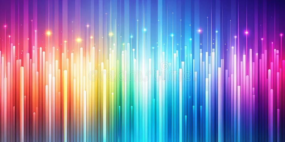 Straight Line and Light Gradient Abstract Background Stock Illustration ...