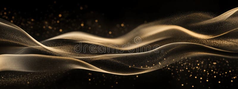 Abstract Background Featuring a Wave of Soft, Translucent Fabric, with ...