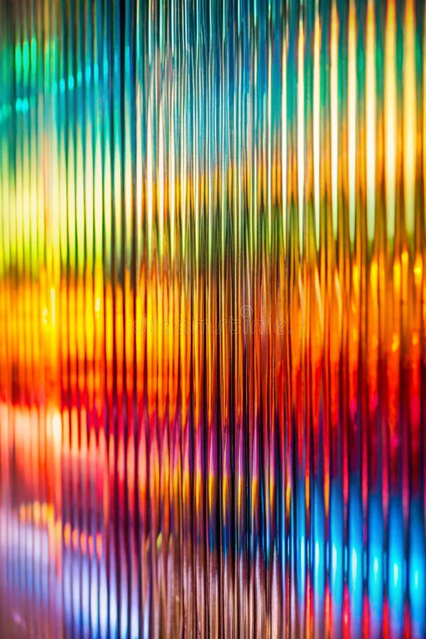 Abstract Wave Glass Vertical Line Pattern Stock Illustration ...