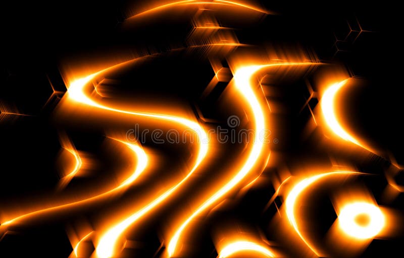 Background with Fiery Pattern Stock Illustration - Illustration of ...