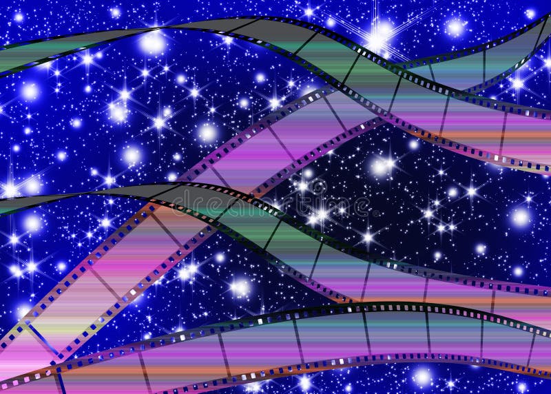 Abstract Background of Film. Stock Illustration - Illustration of ...