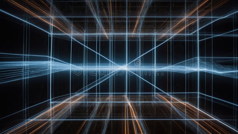 Abstract Background on the Finance Theme - Grid of Intersecting Lines ...