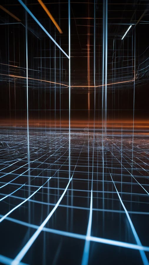 Abstract Background on the Finance Theme - Grid of Intersecting Lines ...