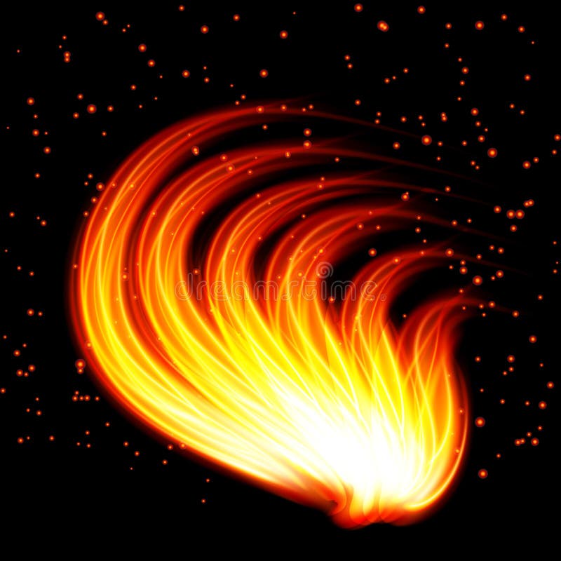 Abstract Background-fire Shape. Stock Vector - Illustration of design ...