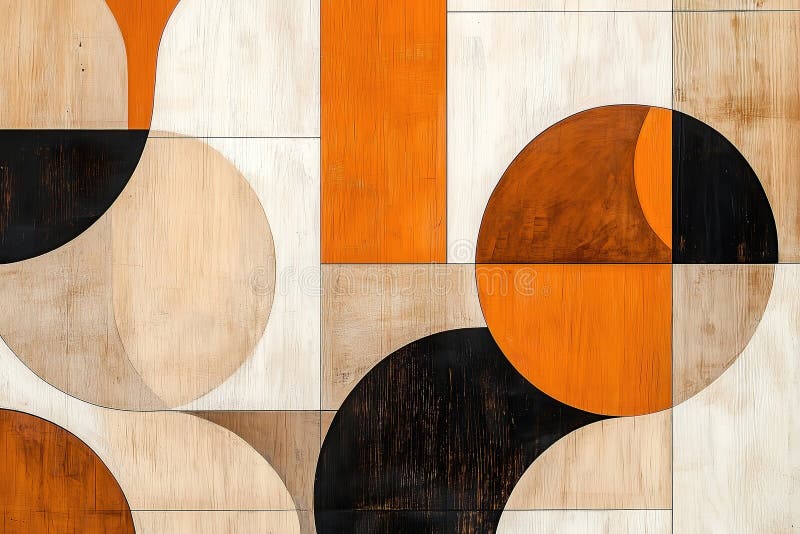 Abstract Background Flat Art Concepts, Simple Shapes and Forms Stock ...