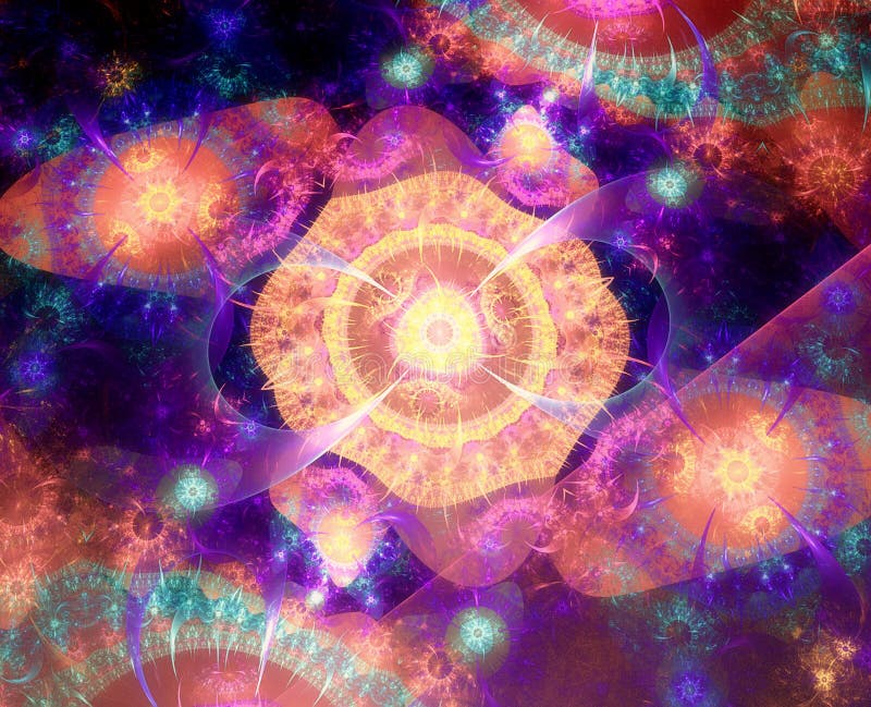 Abstract New Age Spiritual Background Stock Illustration - Illustration ...