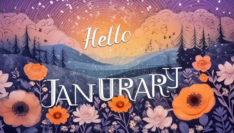 January Calligraphy Stock Illustrations – 13,293 January Calligraphy ...