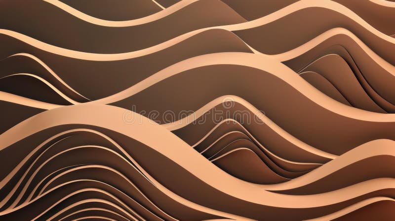 Abstract Background with Flowing Lines, Geometric Waves. Ai Generated ...