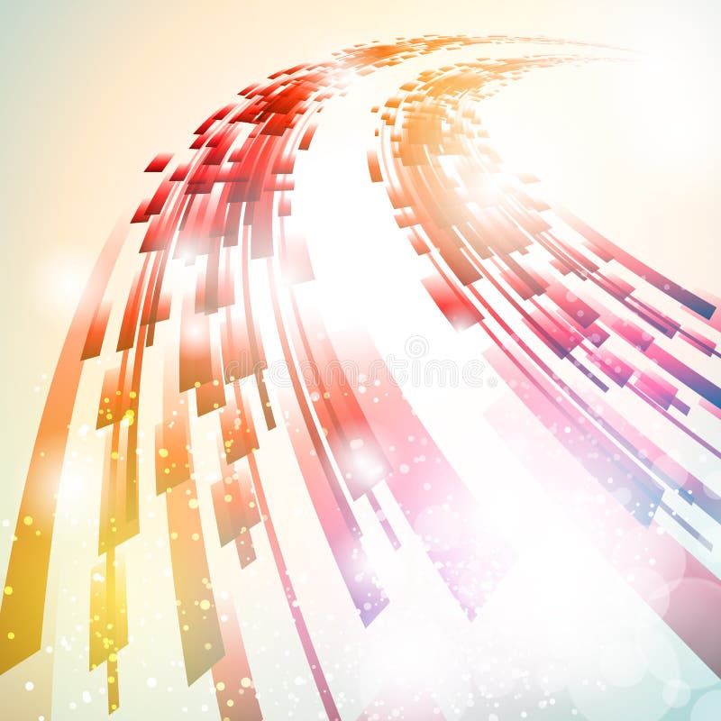 Abstract Path Technology Background Stock Vector - Illustration of ...