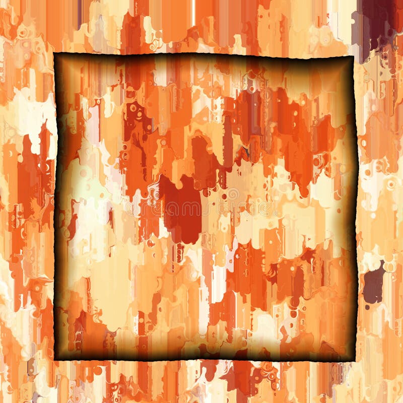 Abstract Background with Flowing Pattern. Frame with Uneven Edges Stock ...