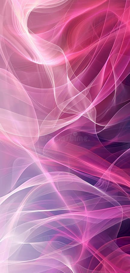 Flowing Pink Silk Fabric on Pink Background, Creating Smooth, Dynamic ...