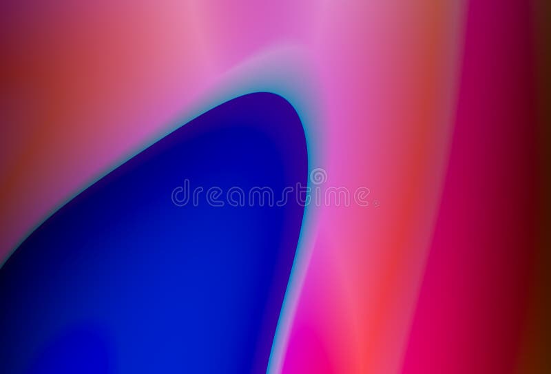 Pink Blue Abstract Background. Dynamic Large Shape Composition Stock ...