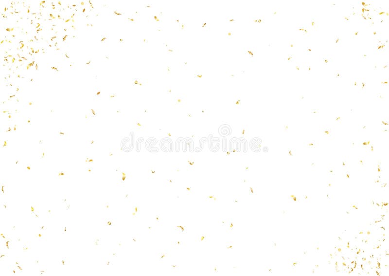 Abstract Background with Flying Subtle Golden Confetti. Stock ...