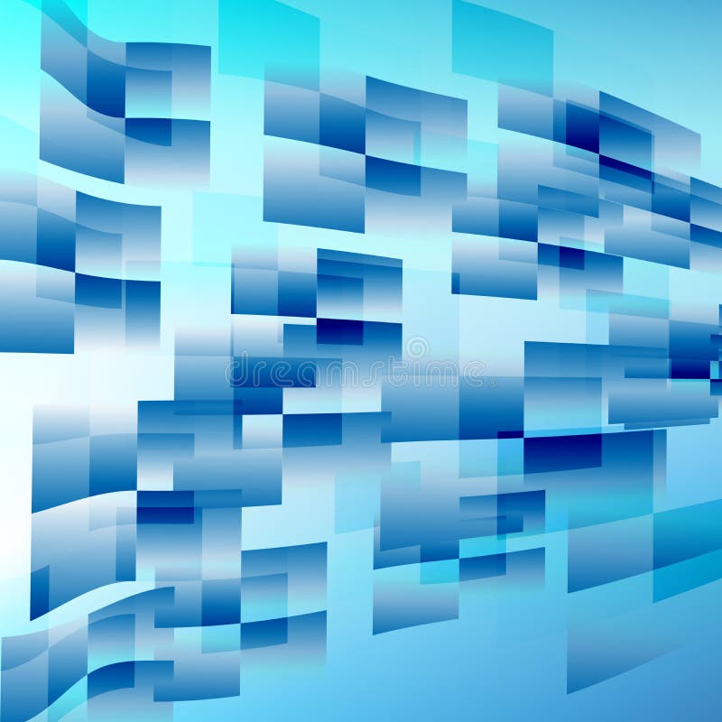 Abstract Background of Flying Windows Stock Illustration - Illustration ...