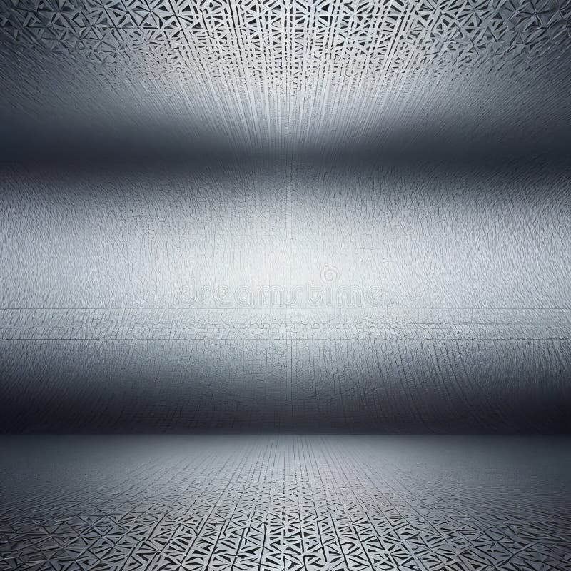 Abstract Background in the Form of an Empty Space with Textured Metal ...