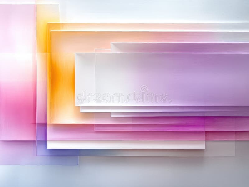 Abstract Background in the Form of Layers of Various Translucent Shades ...