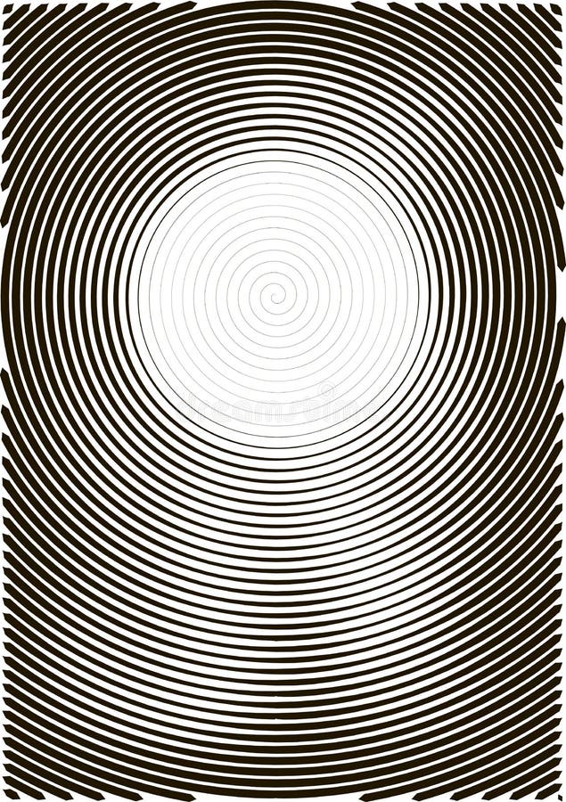 Abstract Background A4 Format. Halftone Pattern Spiral Stock ...