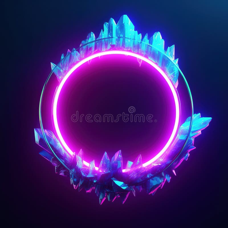 Neon Crystals Stock Illustrations – 2,979 Neon Crystals Stock ...