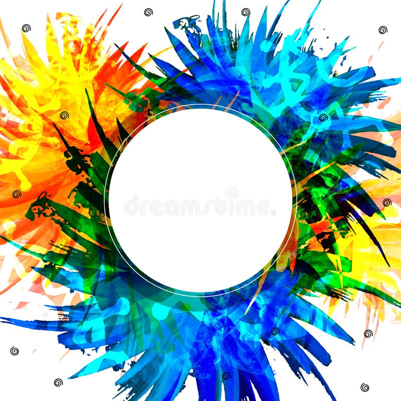 Abstract Background with Frame. Stock Illustration - Illustration of ...