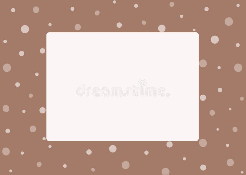 Abstract Background, Frame. Simple Banner with Graphic Elements, Drops ...