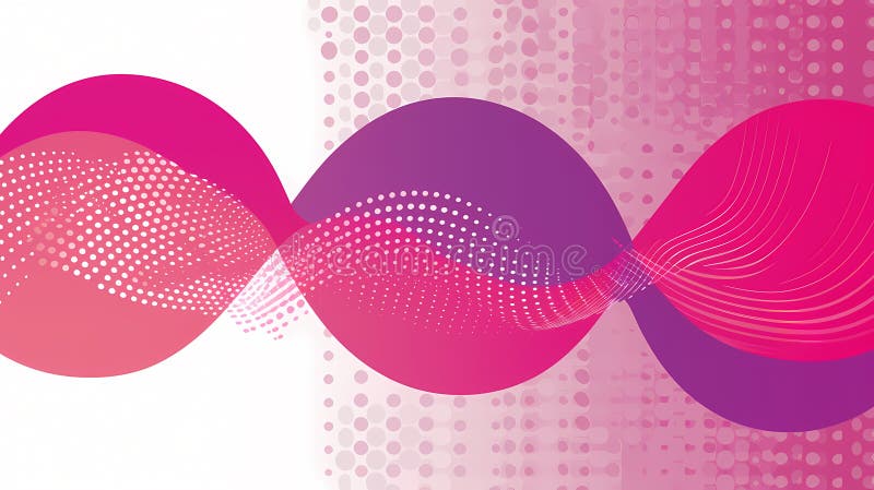 Abstract Background, Fun and Playful - a Pink and Purple Waves Stock ...