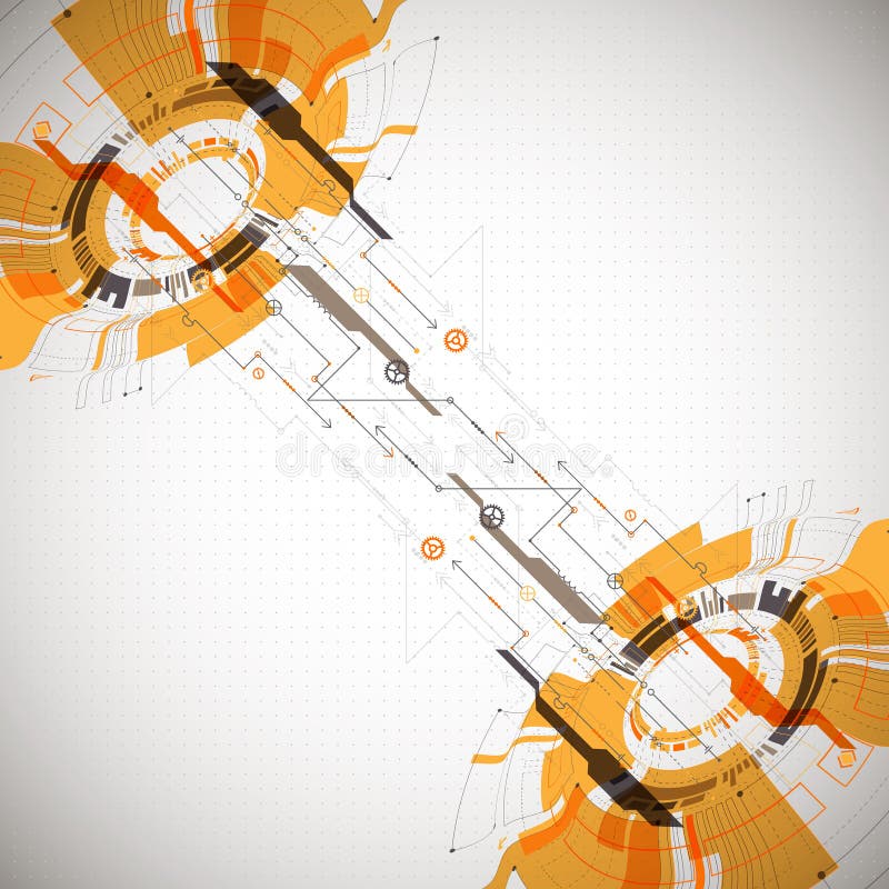 Abstract Background. Futuristic Technology Style. Structure Pattern ...